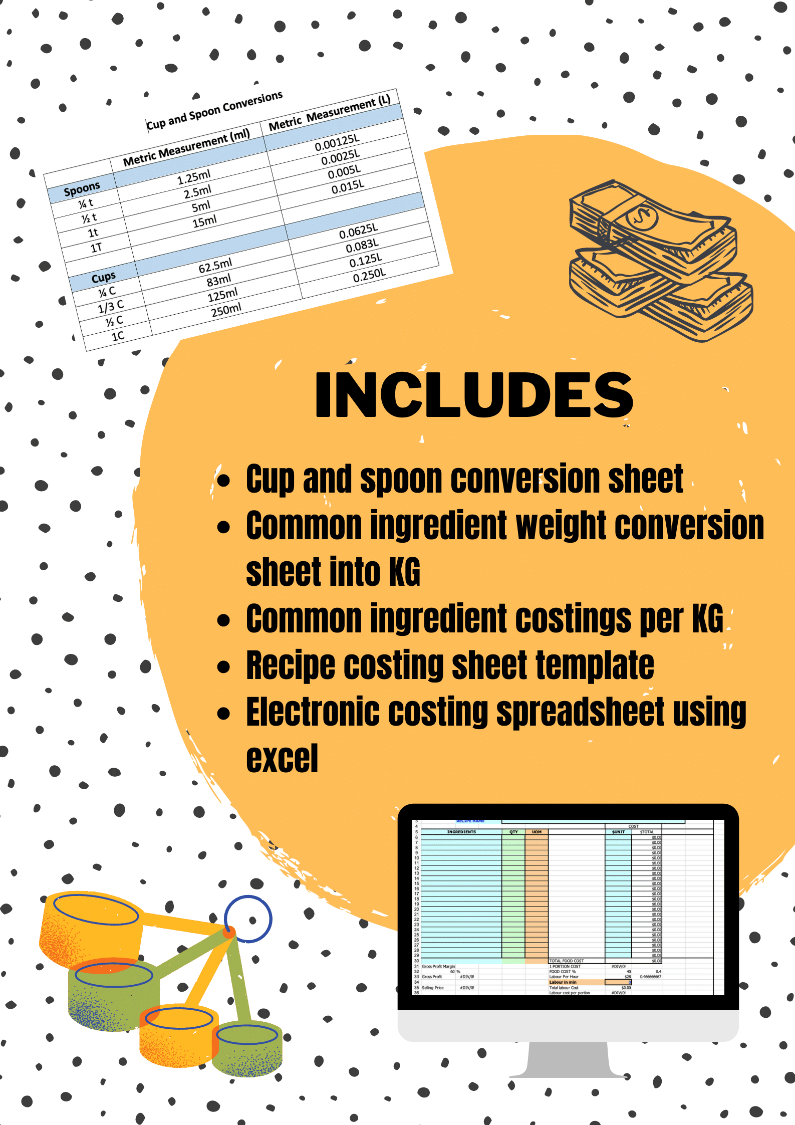 Recipe Costing Sheet - Teacher Professional Development