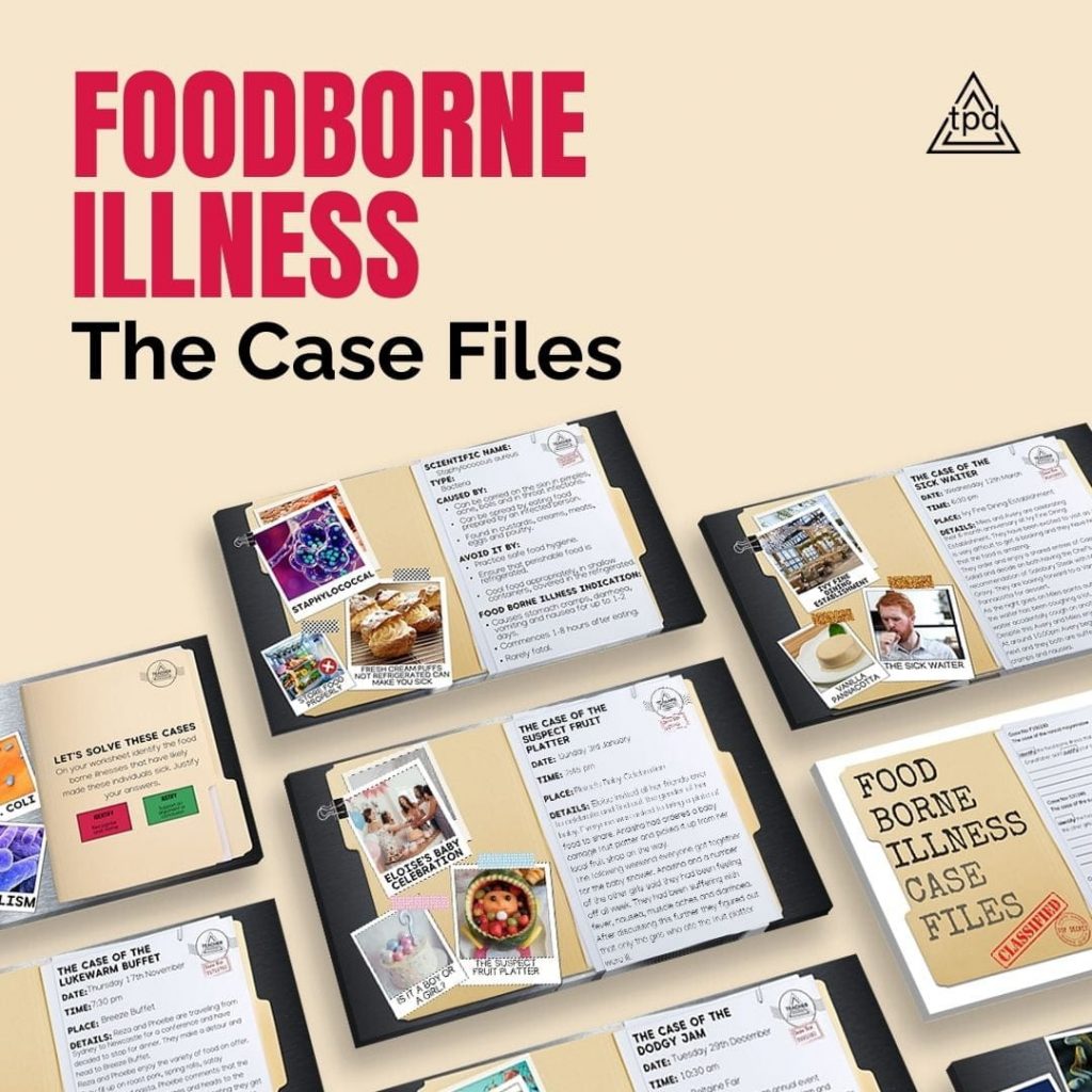 Foodborne Illness Pack -The Case Files - Teacher Professional Development