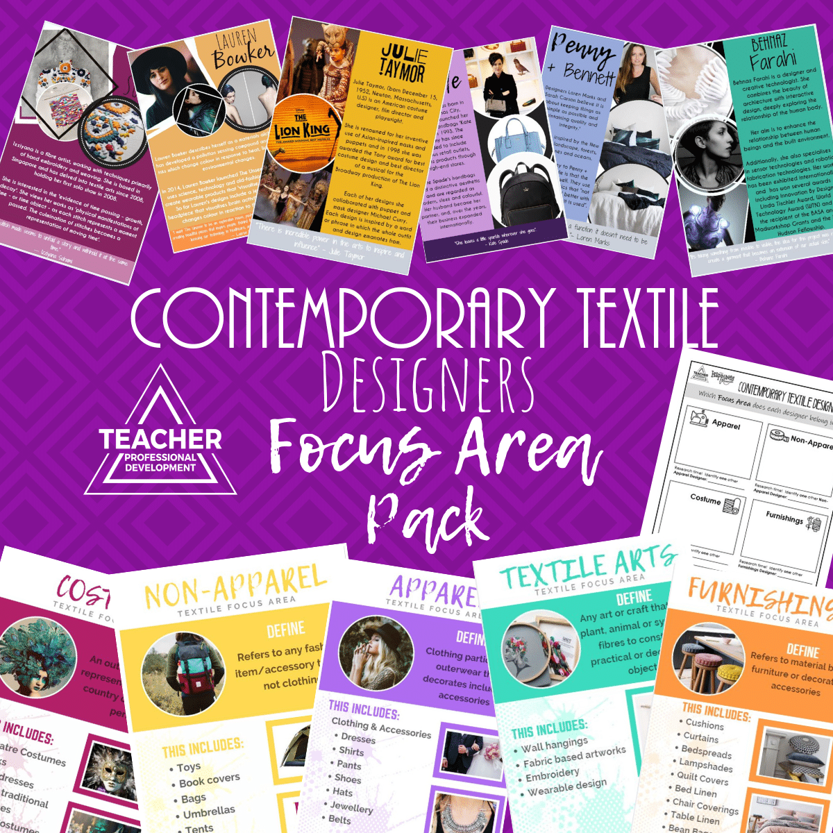 Textiles Characteristics and Properties of Materials Pack - Teacher ...