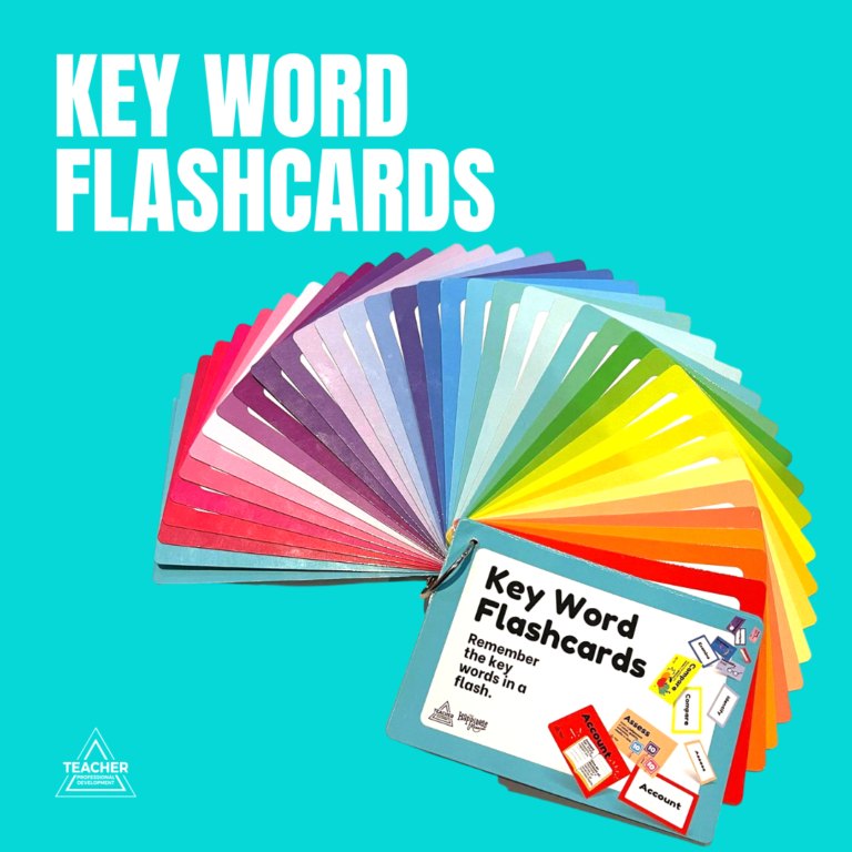 Key Word Flashcards - Teacher Professional Development