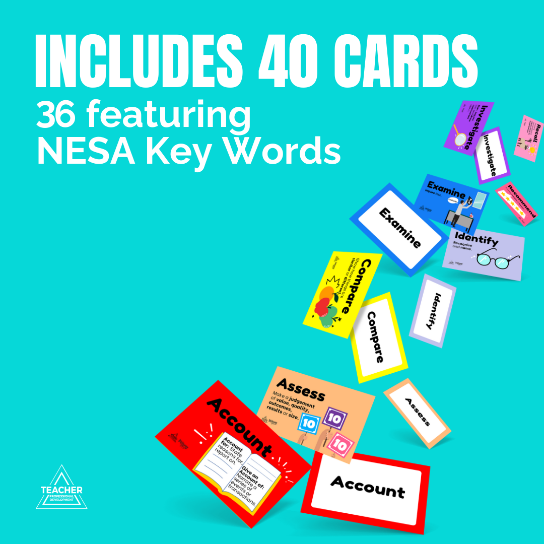 Key Word Flashcards - Teacher Professional Development